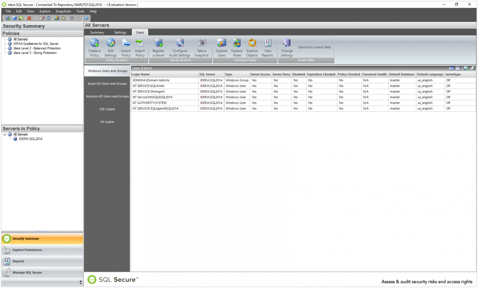 Sql Secure Idera Australia